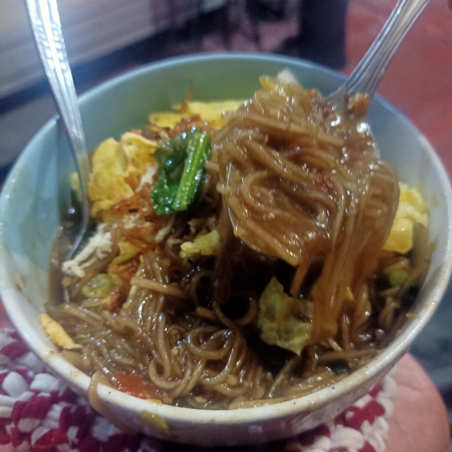 Mie Letheg Singkong andalan Kampung Bareng - Malang Retro Vaganza