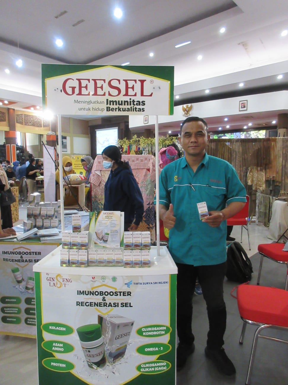 Geesel super food dari teripang laut, hadir di Festival UMKM Vaganza 27 ...